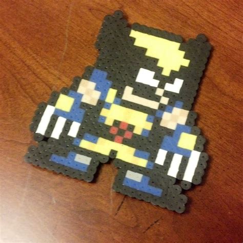 Wolverine Marvel Perler Bead Sprite Megaman Style Etsy