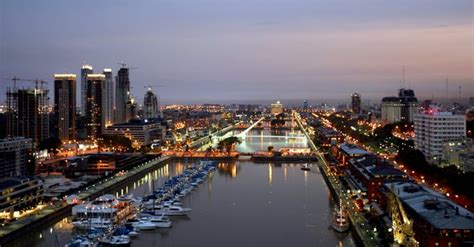 Projeto de revitalização portuária Puerto Madero Projeto Batente
