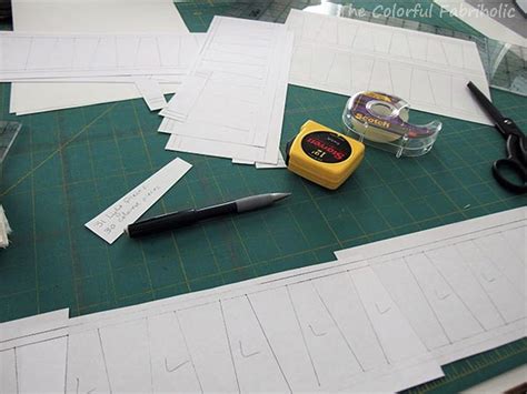 The Colorful Fabriholic Drafting Borders