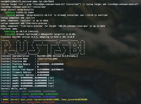 Rcore Tutorial Chapter 1 练习 Blog