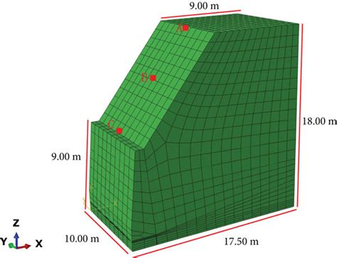 Numerical Model Of Slope With Retaining Wall Download Scientific Diagram