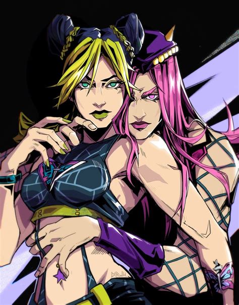 Kujo Jolyne And Narciso Anasui Jojo No Kimyou Na Bouken And 1 More