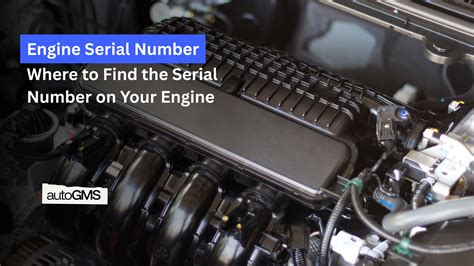 Where To Find The Engine Serial Number With Examples And Tips Autogms