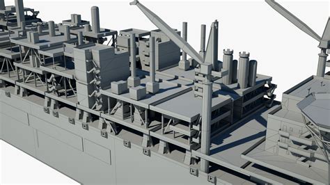 Lng Floating Production Storage And Offloading 3d Model 240 Max