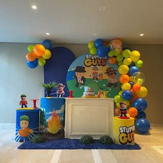 43 Ideas de decoración para Fiesta de Stumble Guys