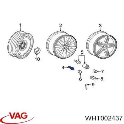 WHT002437 VAG колесный болт