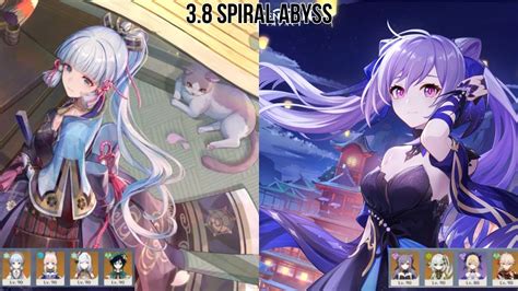 C0 Ayaka Freeze C3 Keqing Aggravate Genshin Impact 3 8 Spiral Abyss