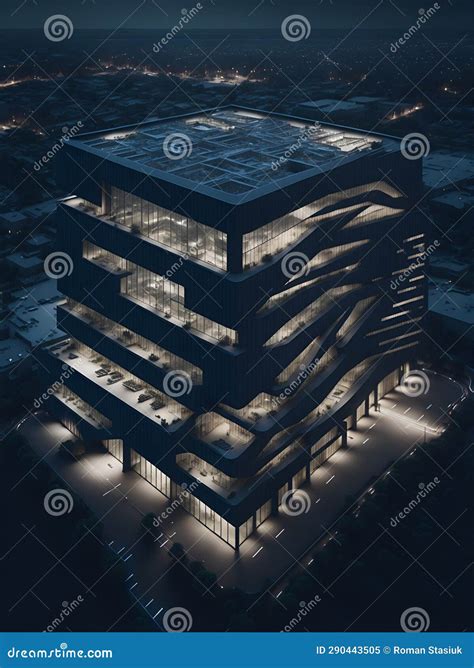 Modern Architecture Of A Cutting Edge Research Center Ai Generated