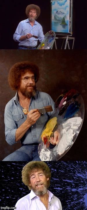 Bob Ross Pun Blank Template Imgflip