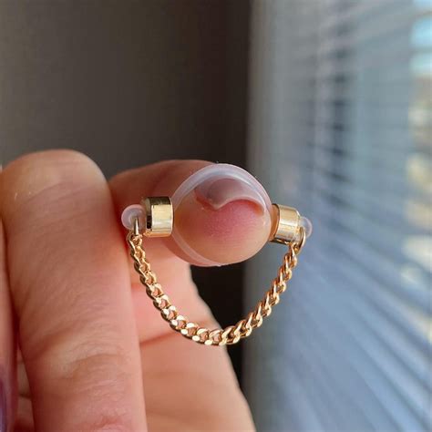 14k Filled Fake Nipple Ring Non Piercing Body Jewelry Etsy