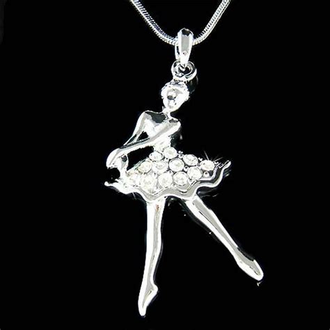 Swarovski Crystal Ballerina Ballet Dance Girl Dancer Dancing Charm