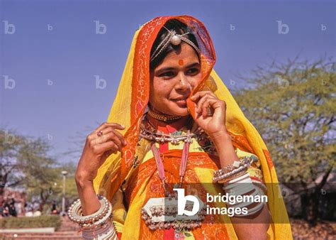 Image Of Girl From Rajasthan Republic Day Parade Dancers Delhi India