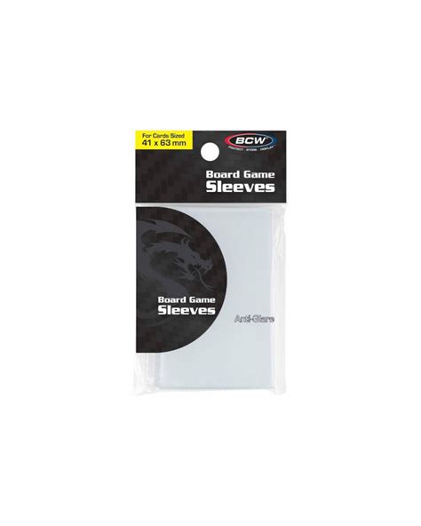 Protectores Bcw Premium Mini Usa Anti Glare Cartas Hasta 41x63 Mm
