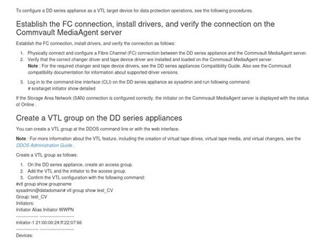Configure And Set Up Dd Series Appliances As Vtl Target Dell