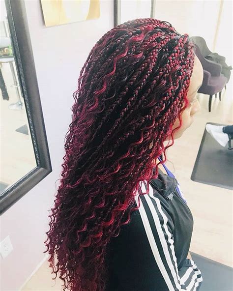 25 Bohemian Box Braids For Dazzling Look Haircuts And Hairstyles 2020