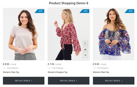 Bootstrap Product Shopping Hover CSS Effect Codecanor