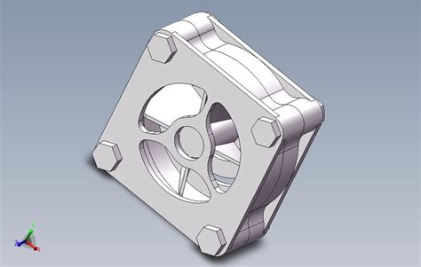 1电风扇solidworks 2012模型图纸免费下载 懒石网