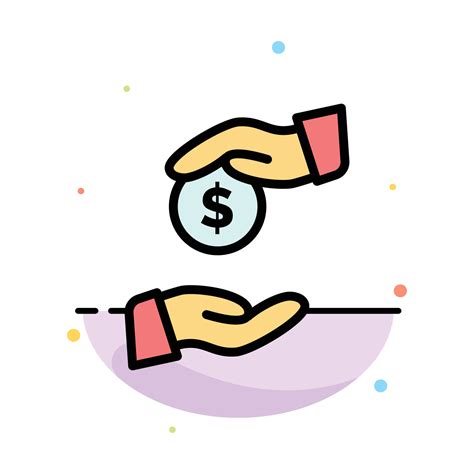 Bribe Bribery Bureaucracy Corrupt Abstract Flat Color Icon Template
