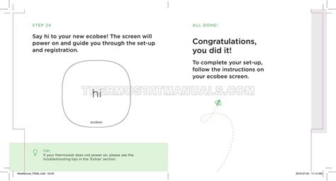 Ecobee Ecobee3 Lite Thermostat Installation Guide