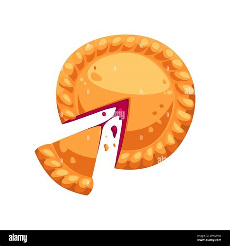 Cut Pie And Pie Slice Cartoon Illustration Stock Vector Image And Art Alamy