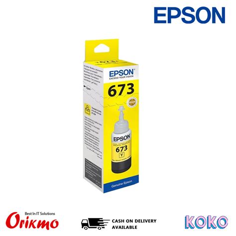 Epson 673 Yellow Ink Bottle Orikmo Online Shopping Store Brand New Laptops Laptop
