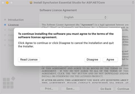 Mac Process For Syncfusion Essential Studio Asp Net Core Ej