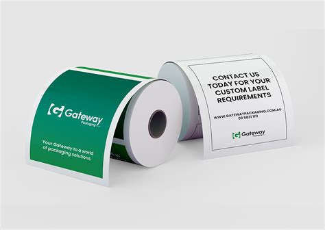 Custom Printed Labels Gateway Packaging