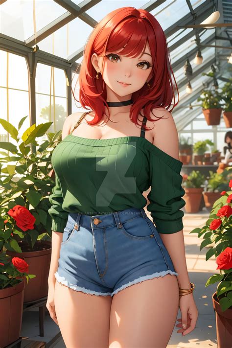 Anime Girl Red Hair By Artfulawakening On Deviantart