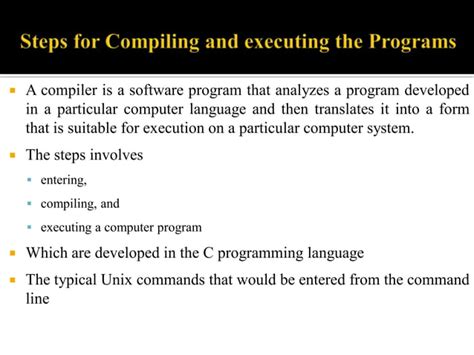 Unit 2 Introduction To C Programming PPT