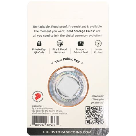 1 Oz Copper Litecoin Cold Storage Wallet Rounds ™