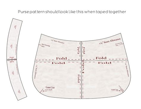 Bag Patterns For Sewing Free Printable