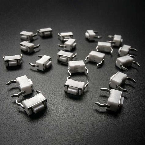 Tactile Switch Push Button SPST 50mA 12VDC 3 5x6x4 3mm 5 Pcs