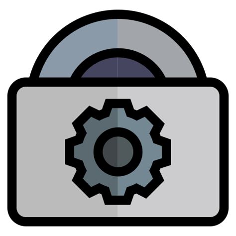 Cd Drive Storage Gear Computer Configuration Setting Repair Icon Download On Iconfinder