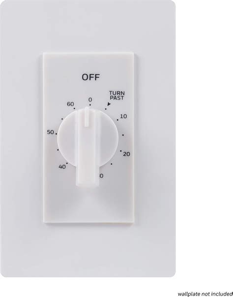 AC 220V 30 60 120 Min Countdown Timer Wall Switch For Bathroom Fan