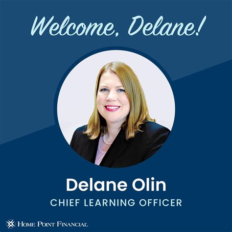 Were Thrilled To Announce Delane Olin Has Joined The Home Point Team