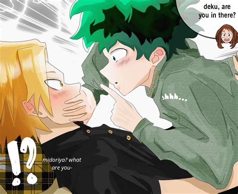 Mha Kaminari X Deku Kamideku Anime Fanart Ships Manga Cute Funny