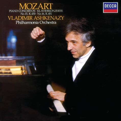 Mozart Piano Concertos Nos 15 16 By Vladimir Ashkenazy