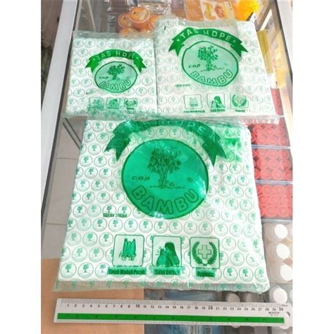 Jual TERMURAH Plastik Kresek Putih Bambu Ukuran Kecil Cm Per Pak Isi Shopee Indonesia
