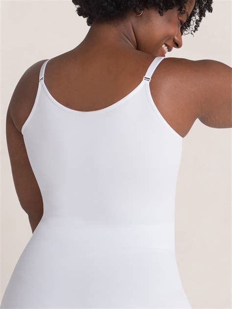 Shapermint Essentials All Day Every Day Scoop Neck Mid Thigh Bodysuit