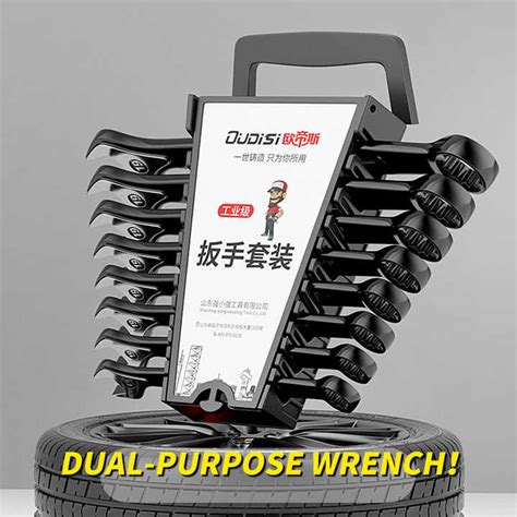 Double Ended Spanner Versatile Wrench For Auto Maintenance