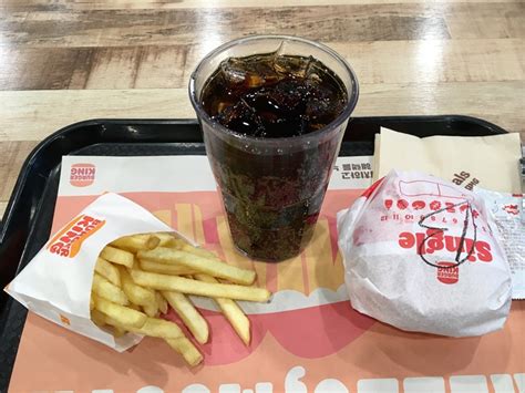 버거킹 비프 불고기버거 단품 및 세트 가격 칼로리 등