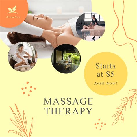 Free Mobile Massage Therapy Post Facebook Instagram Template To Edit