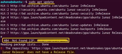 Fixed Sudo Apt Update Not Working Error In Ubuntu Linuxsimply