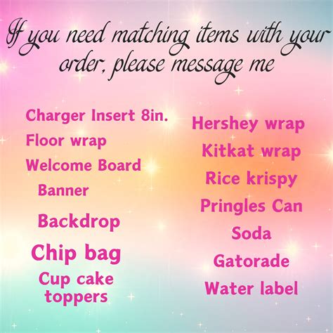 Silver Chip Bag Editable Silver Theme For Adult Silver Birthday Chip