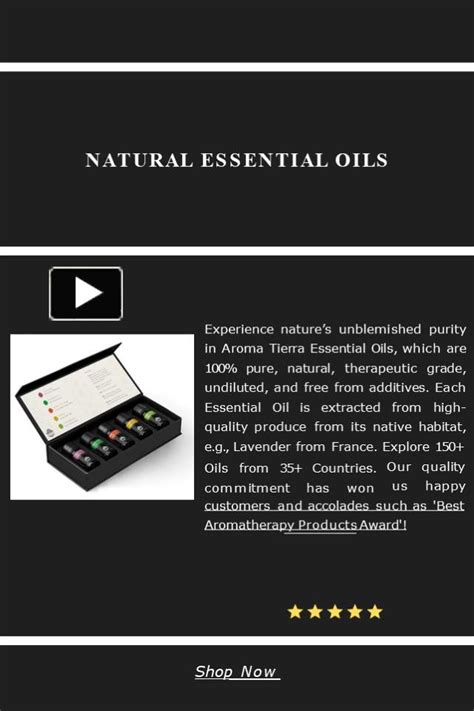 natural essential oils presentation free to download