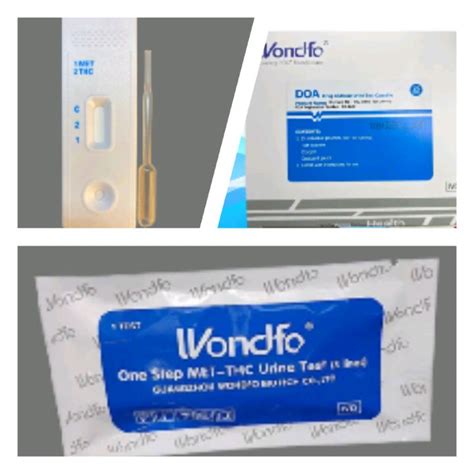 Drug Test Kit Met Thc Urine Specimen 3 Lines 25 Kits Wondfo