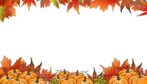 Pumpkin Border Pngs For Free Download
