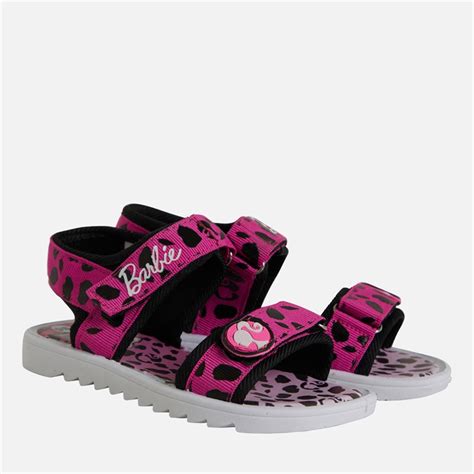 Buy Barbie Girls Leopard Fashion Sandals Multi