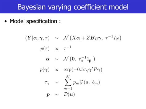 Ppt Estimating Receptor Occupancy Using Bayesian Varying Coefficient