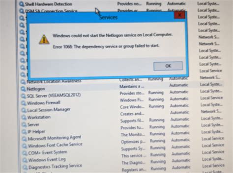 Cant Start Netlogon And Worstation Services After Windows Update